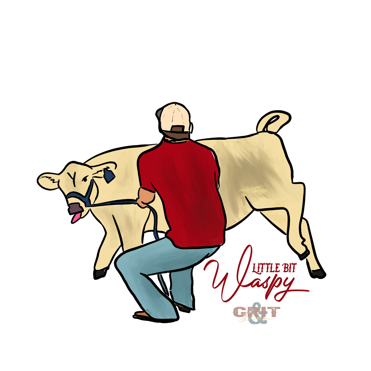 the Little Bit |WaSpy| Sticker – The Grit and Glam